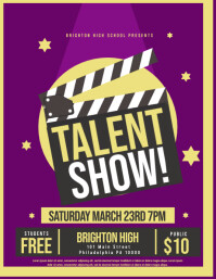 Talent Show ticket template | PosterMyWall