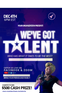Talent Show Poster Template | PosterMyWall