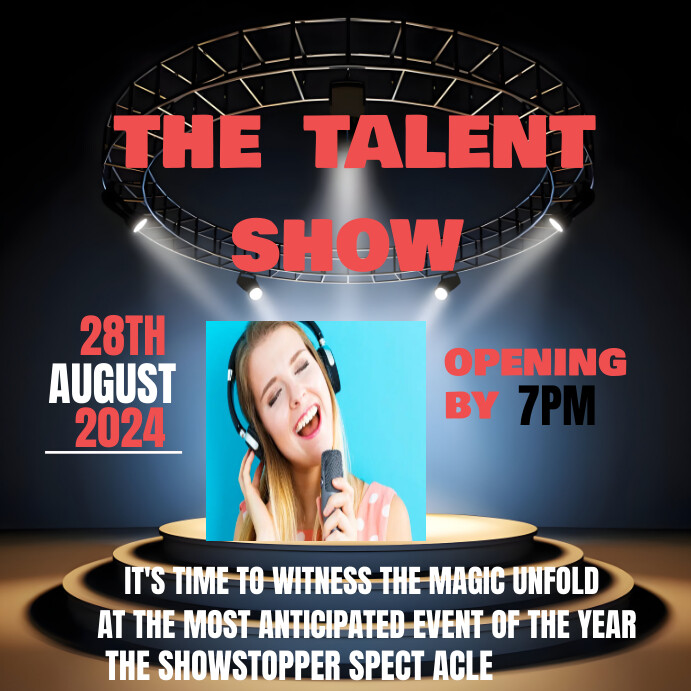 Talent show Template | PosterMyWall