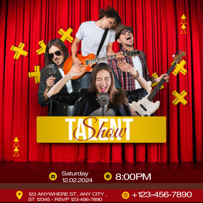 Talent show Template | PosterMyWall