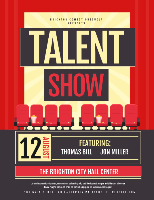 talent show Template | PosterMyWall