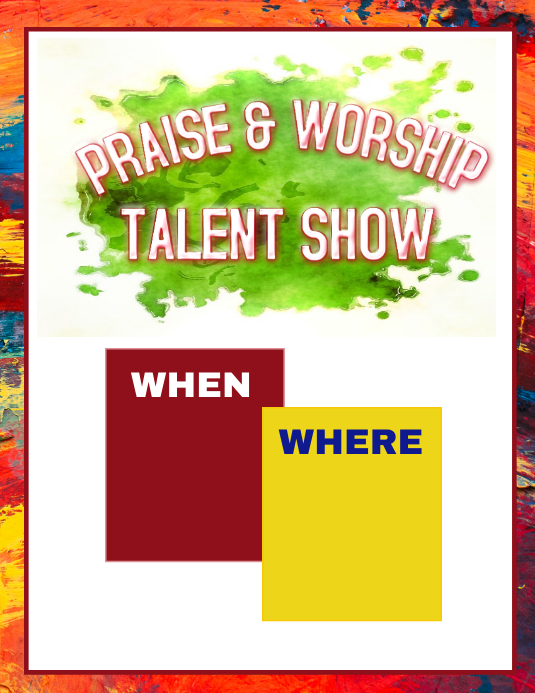 Talent Show Template | PosterMyWall