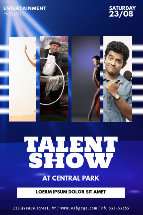 Talent Show flyer template | PosterMyWall