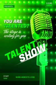 Talent show Flyer Template | PosterMyWall