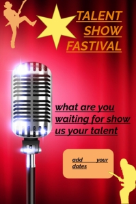 Talent Show Poster Template | PosterMyWall