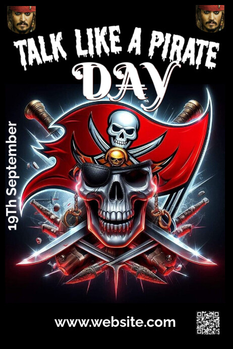Copy of Talk Like A Pirate Day flyer | PosterMyWall