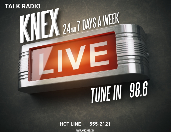 TALK RADIO Template | PosterMyWall