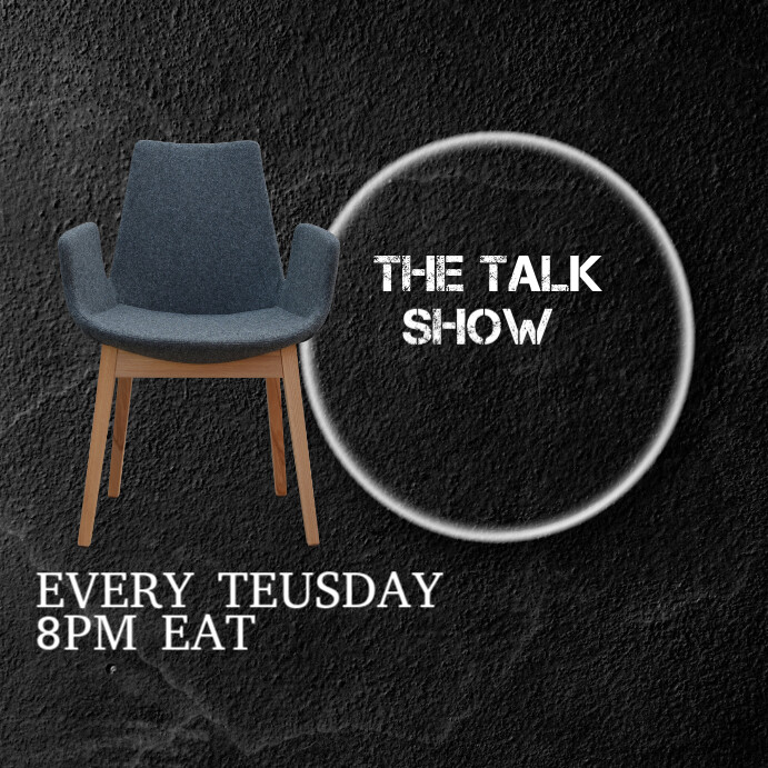 Copy of TALK SHOW ADVERT | PosterMyWall