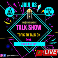 Podcast talk show Template | PosterMyWall