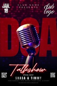 Podcast Talkshow Template | PosterMyWall