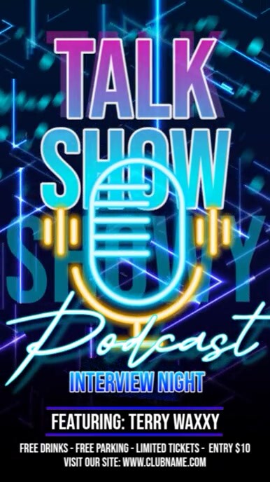 Talkshow Template | PosterMyWall