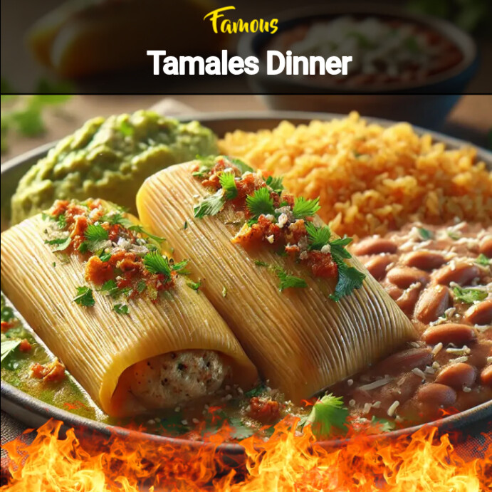 Copy of Tamales Dinner Tamale Mexican Food | PosterMyWall