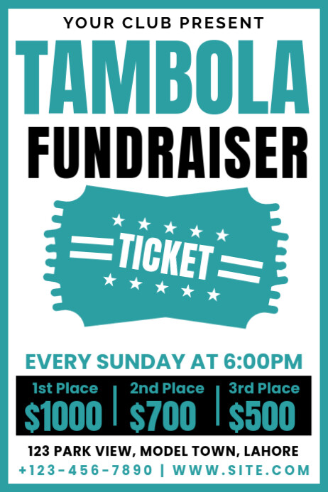 Copy of Tambola Fundraiser | PosterMyWall