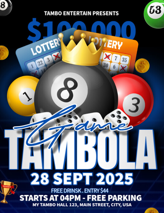 Tambola Game Template | PosterMyWall