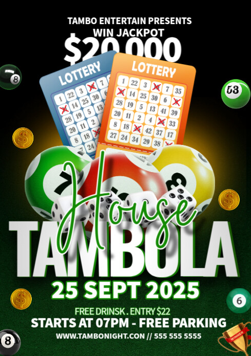 Tambola House Template | PosterMyWall
