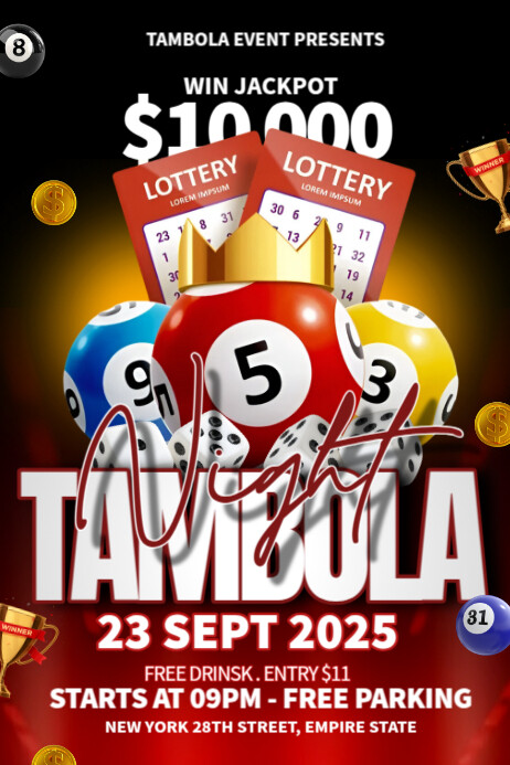 Tambola Night Templat | PosterMyWall