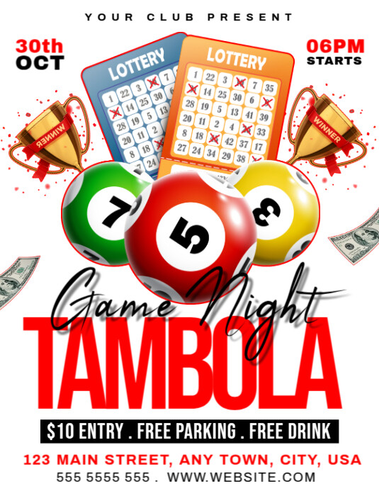 Tambola Night Template | PosterMyWall