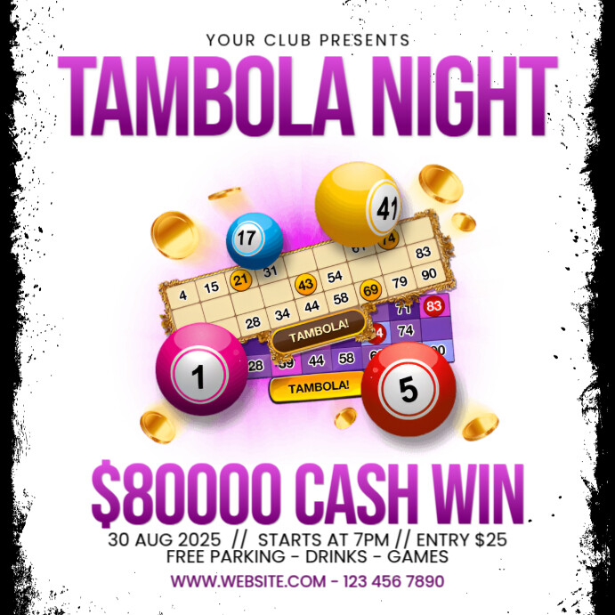 Tambola Night Template | PosterMyWall