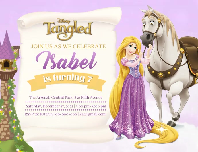 Tangled Template | PosterMyWall