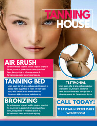 Tanning Template | PosterMyWall