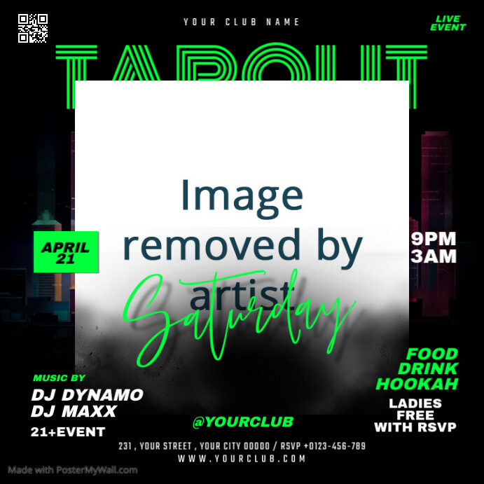 Tapout Saturday Template | PosterMyWall