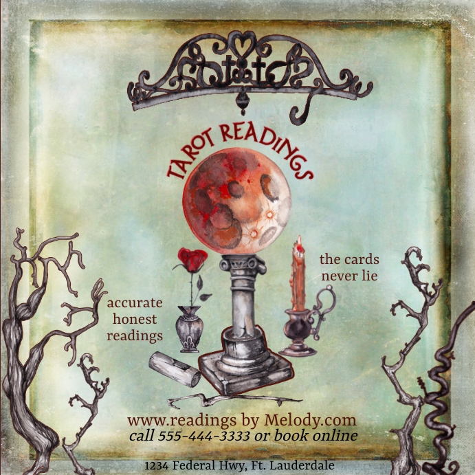 Tarot Cards Readings for Instagram Template | PosterMyWall