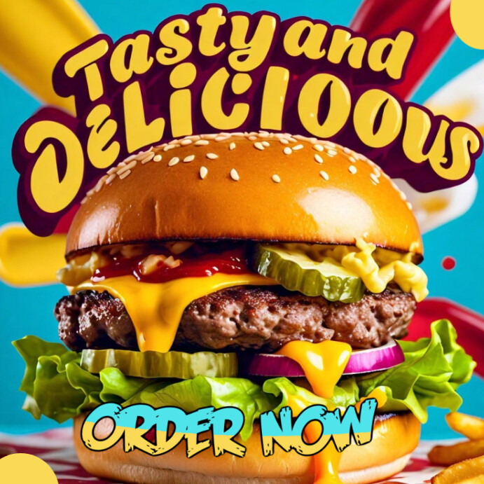 Tasteful Food Design Template | PosterMyWall