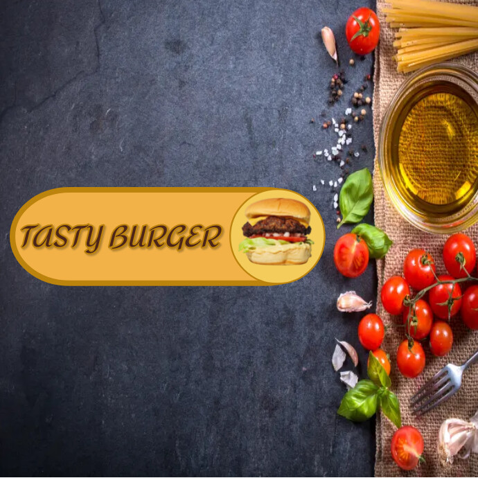 tasty burger loading Template | PosterMyWall