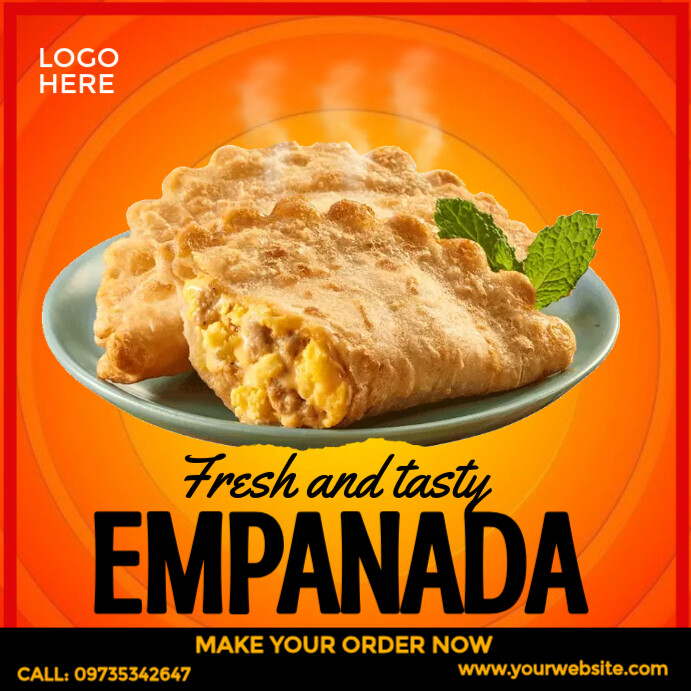 tasty empanada Template | PosterMyWall