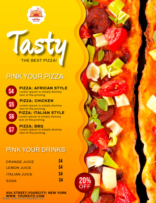 Copy of TASTY FOOD | PosterMyWall