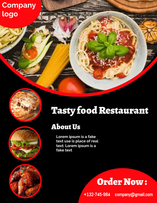 Tasty food Template | PosterMyWall