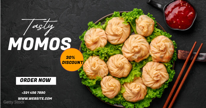Tasty momos Template | PosterMyWall