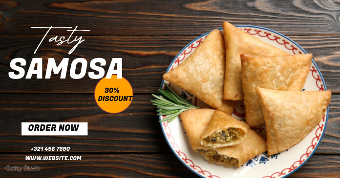 Tasty samosa Template | PosterMyWall