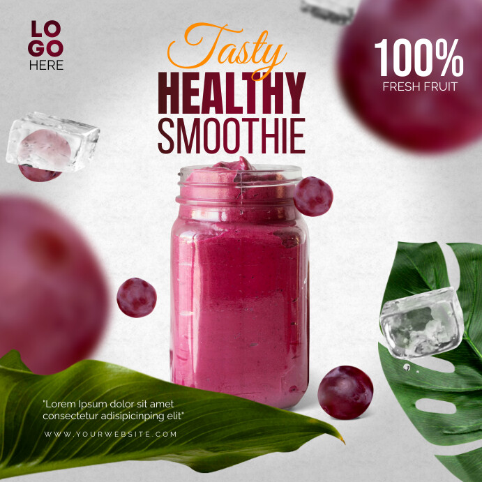 tasty smoothie Template | PosterMyWall