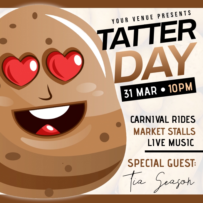 Copy of Tatter Day Poster | PosterMyWall