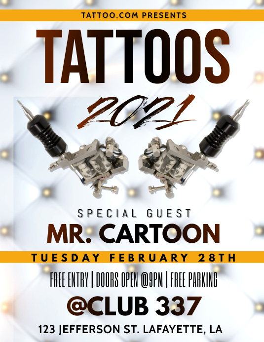 Copy of TATTOO PARTY 2021 FLYER TEMPLATE | PosterMyWall