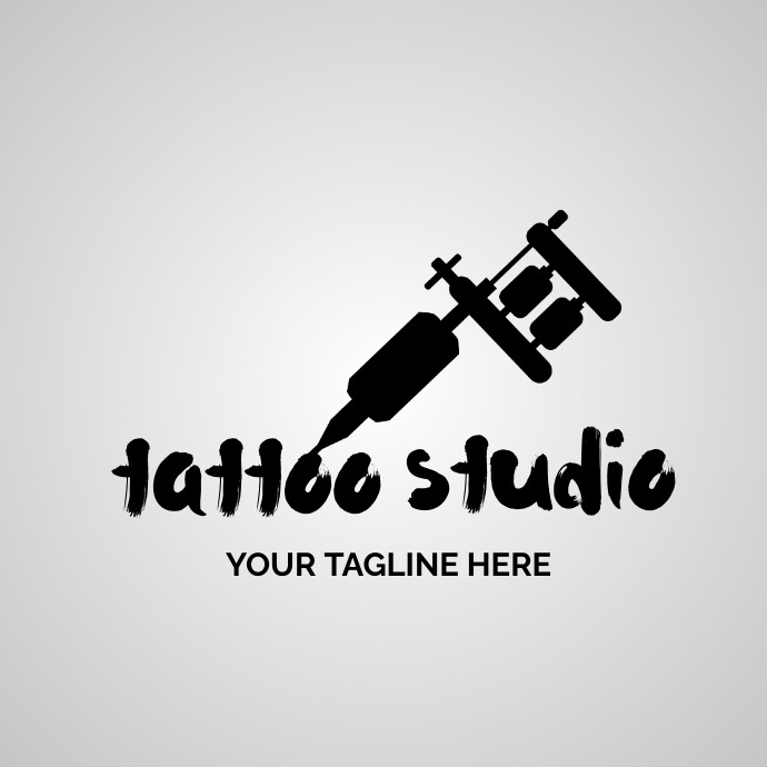 Tattoo studio Logo template. | PosterMyWall