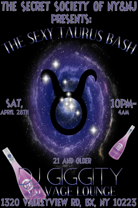 Customizable Design Templates for taurus flyers | PosterMyWall