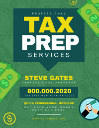 Income Tax TIME Flyer Template | PosterMyWall