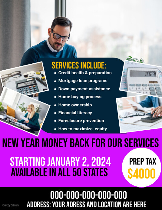 tax business flyer Template | PosterMyWall