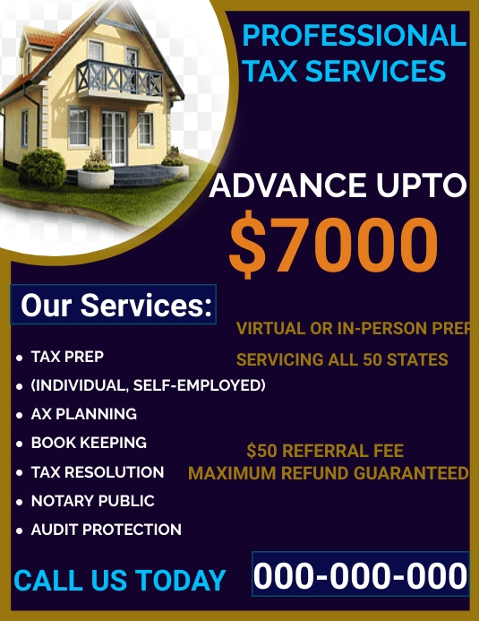 tax business flyer Template | PosterMyWall