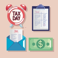 Tax day event flyer design template | PosterMyWall