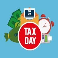 Plantilla de Tax day event flyer design template | PosterMyWall