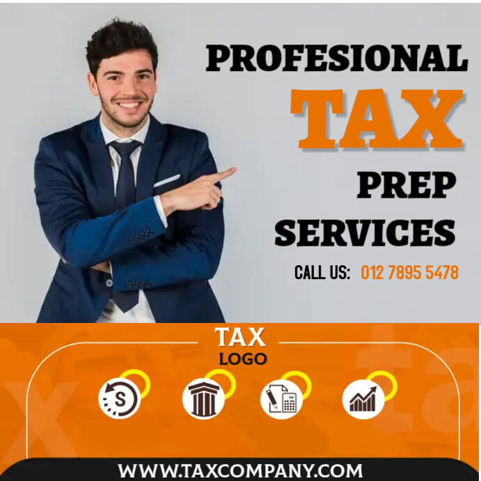 TAX Template | PosterMyWall