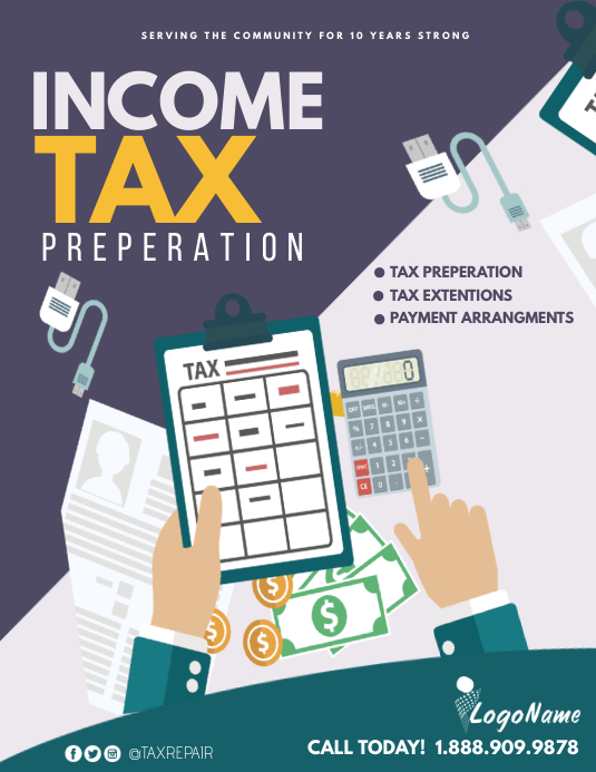 Copy of Tax | PosterMyWall