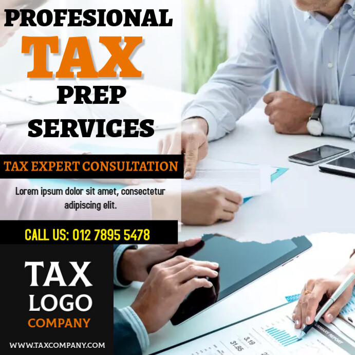 Copy of TAX | PosterMyWall