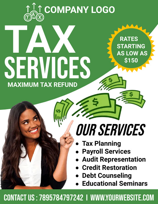 Copy of tax flyer , tax income flyer,. money flyer | PosterMyWall