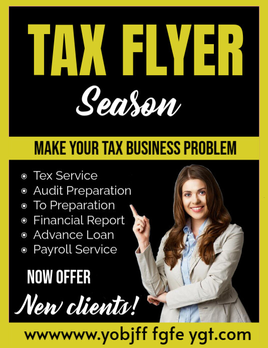 TAX FLYER Template | PosterMyWall