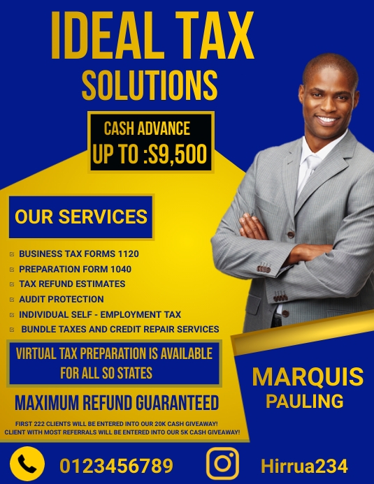 Tax Flyer Template | PosterMyWall