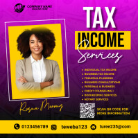 Income tax Template | PosterMyWall